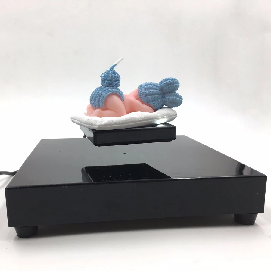 200g Object Novelty Magnetic Levitation Display Black Square Stand ...