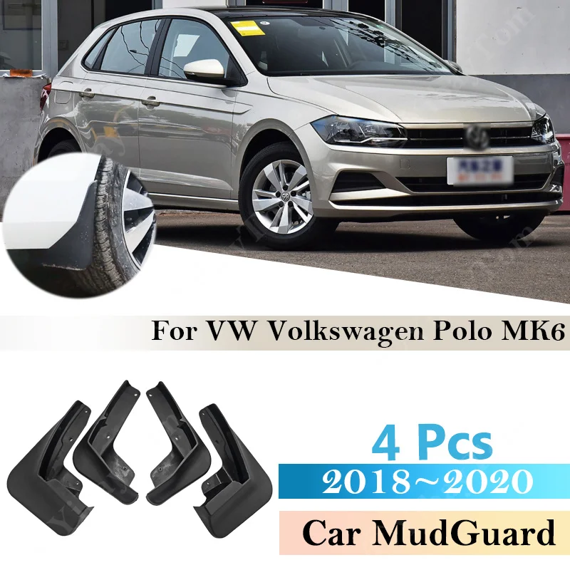 Para vw volkswagen polo mk6 aw 2018 2019 2020 para lamas fender mud ...