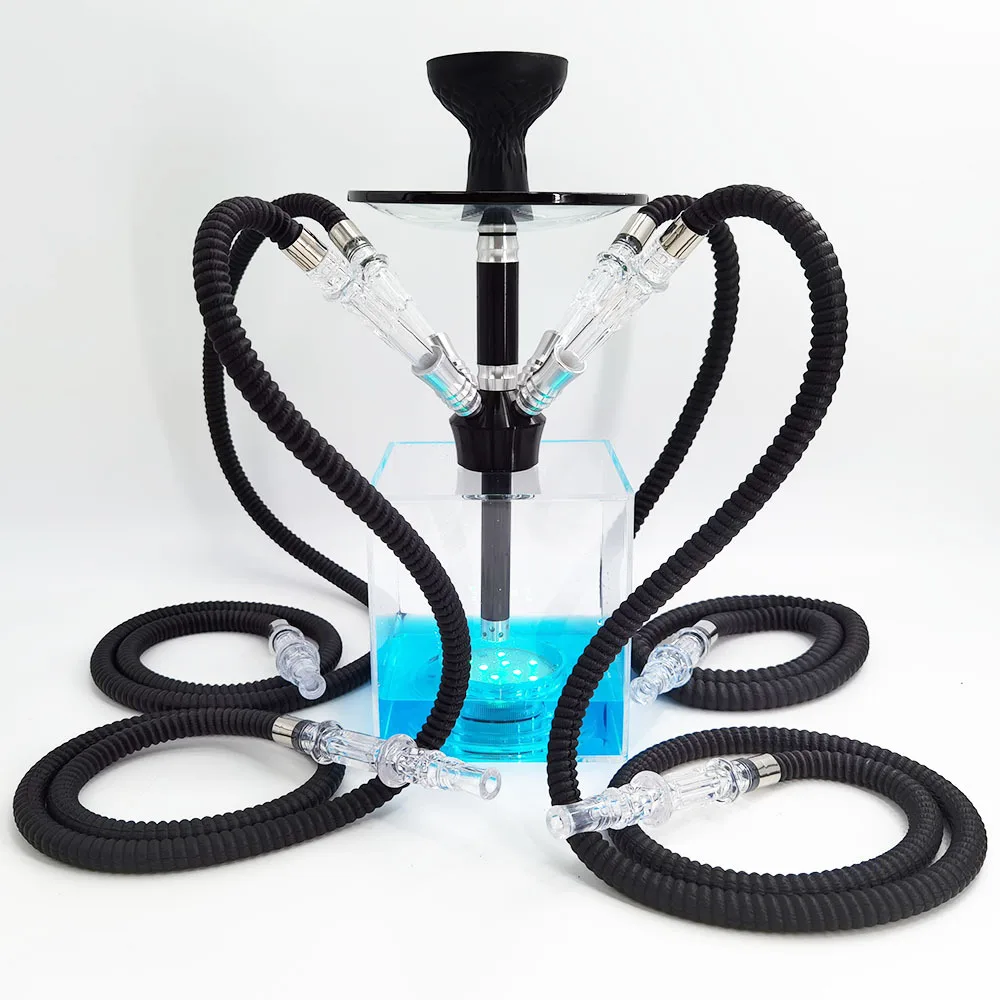 Cachimba acrílica árabe con luces, accesorios para pipa de agua|Pipas ...