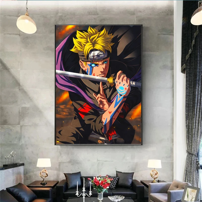 Giclée Anime Art Print Canvas Modern Wall Art and Room Decor Japanese ...