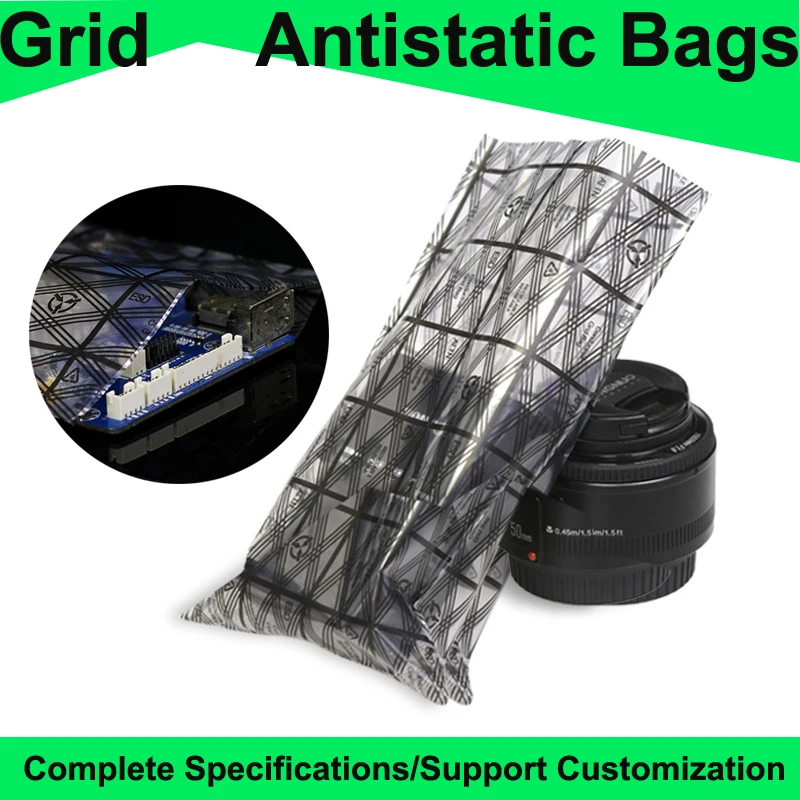 Grid-Antistatic-Bags-Anti-Static-Shielding-Grid-Bags-ESD-Shielding-PE ...