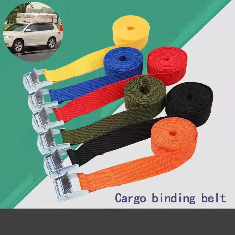 2m Car Tension Rope Luggage Fixed Strap Cargo Roof Rack Lashing Straps ...
