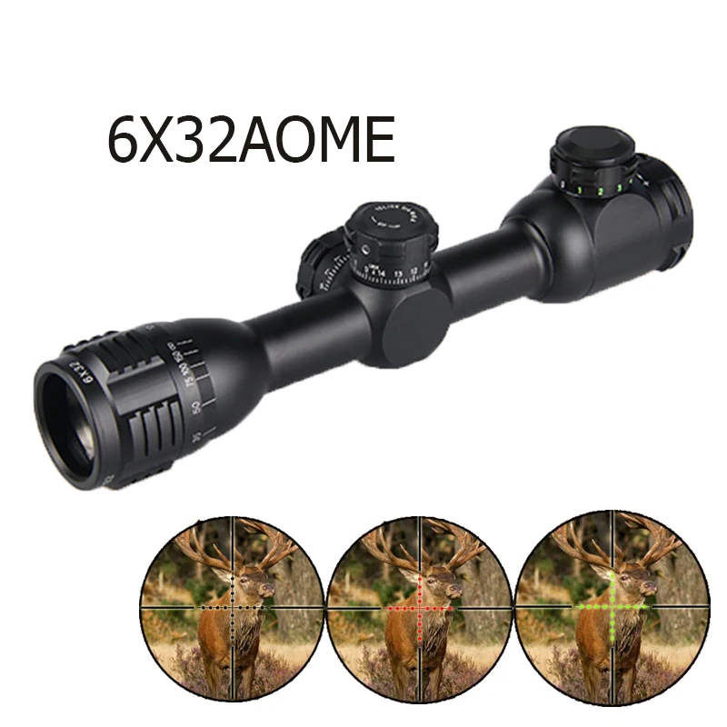 LEBO-Rifle-Hunting-Scope-Airsoft-Gun-6X32AOME-Rifle-Scope-1-inch-Tube ...