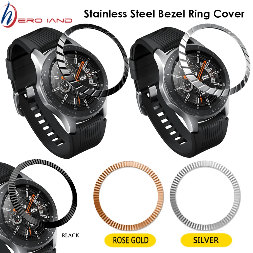 Metal Bezel Ring Case For Samsung Galaxy Watch 46mm/42mm Gear S2 S3 ...
