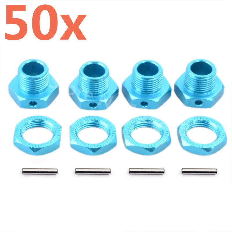Wholesale 50Sets/lot HSP Tires Adapter Alum Hex Hubs Wheel Nut With ...