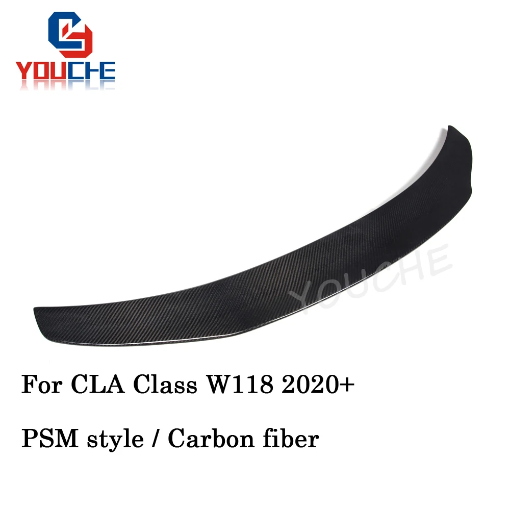 Alerón trasero de fibra de carbono estilo PSM W118 para Mercedes CLA ...