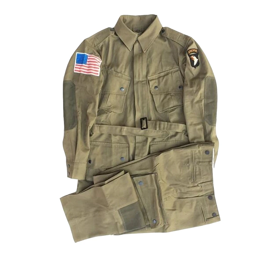 WW2 Us Army Soldier M42 Outdoors Suit Jump Uniform Retro Airborne ...