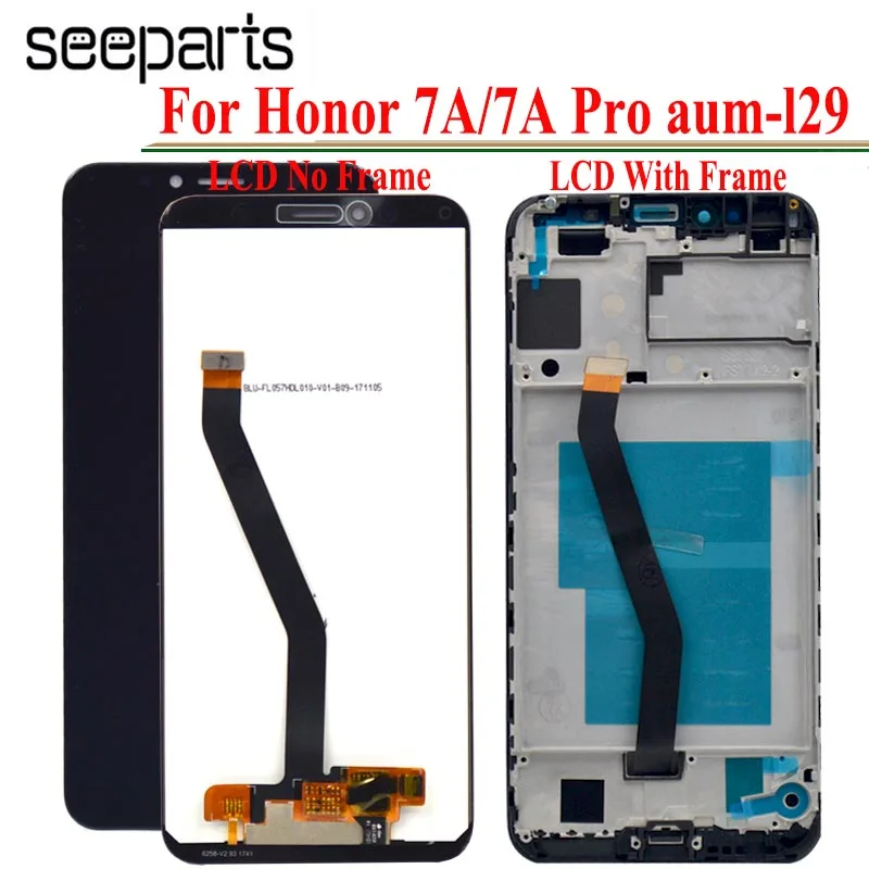 5.7 " LCD For Huawei Honor 7A LCD AUM L41 AUM L29 Display Touch Screen ...