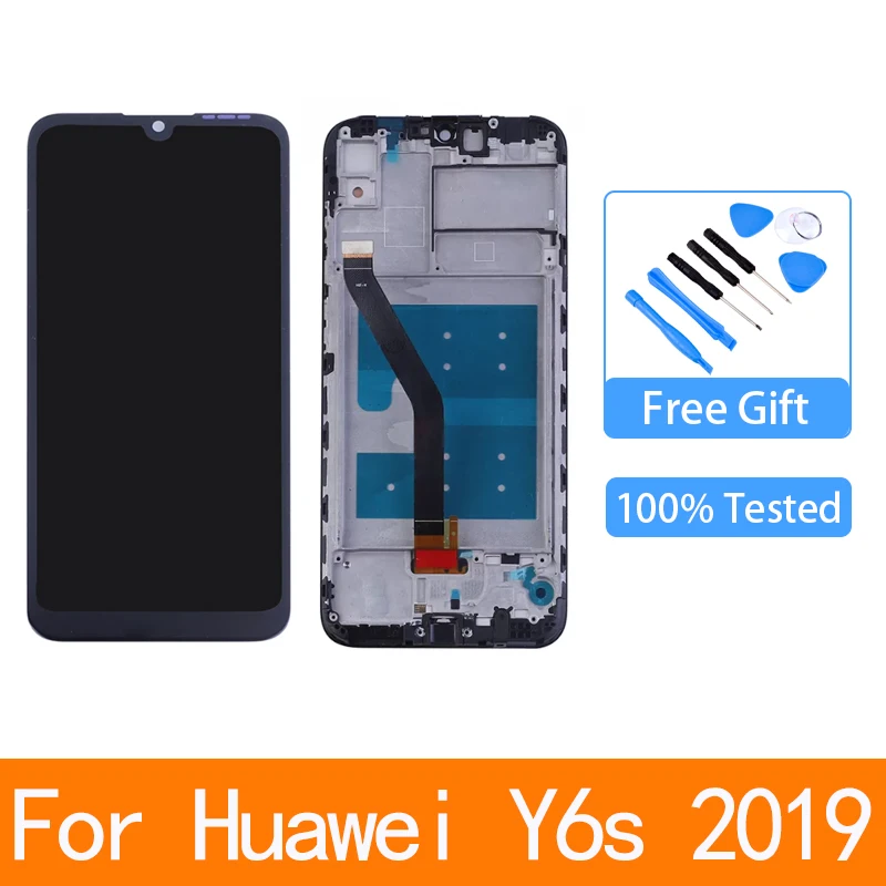 LCD ต้นฉบับสำหรับ Huawei Y6S 2019จอแสดงผล LCD หน้าจอสัมผัสสำหรับ Huawei ...
