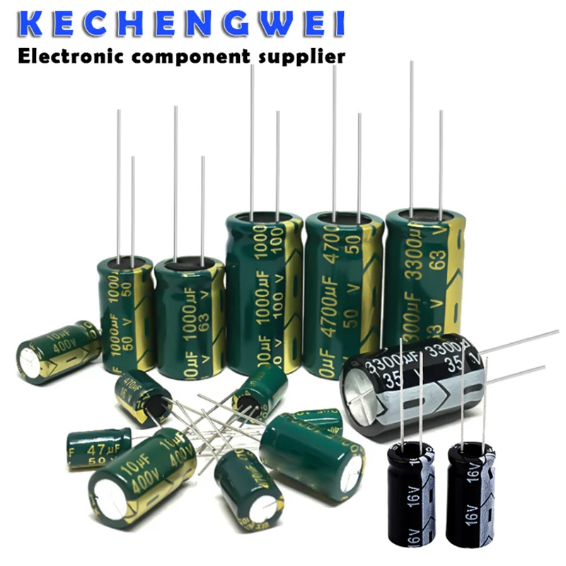 10v 16v 25v 35v 50v 400v High Frequency Low Aluminum Capacitor 100uf 220uf 330uf 470uf 680uf ...