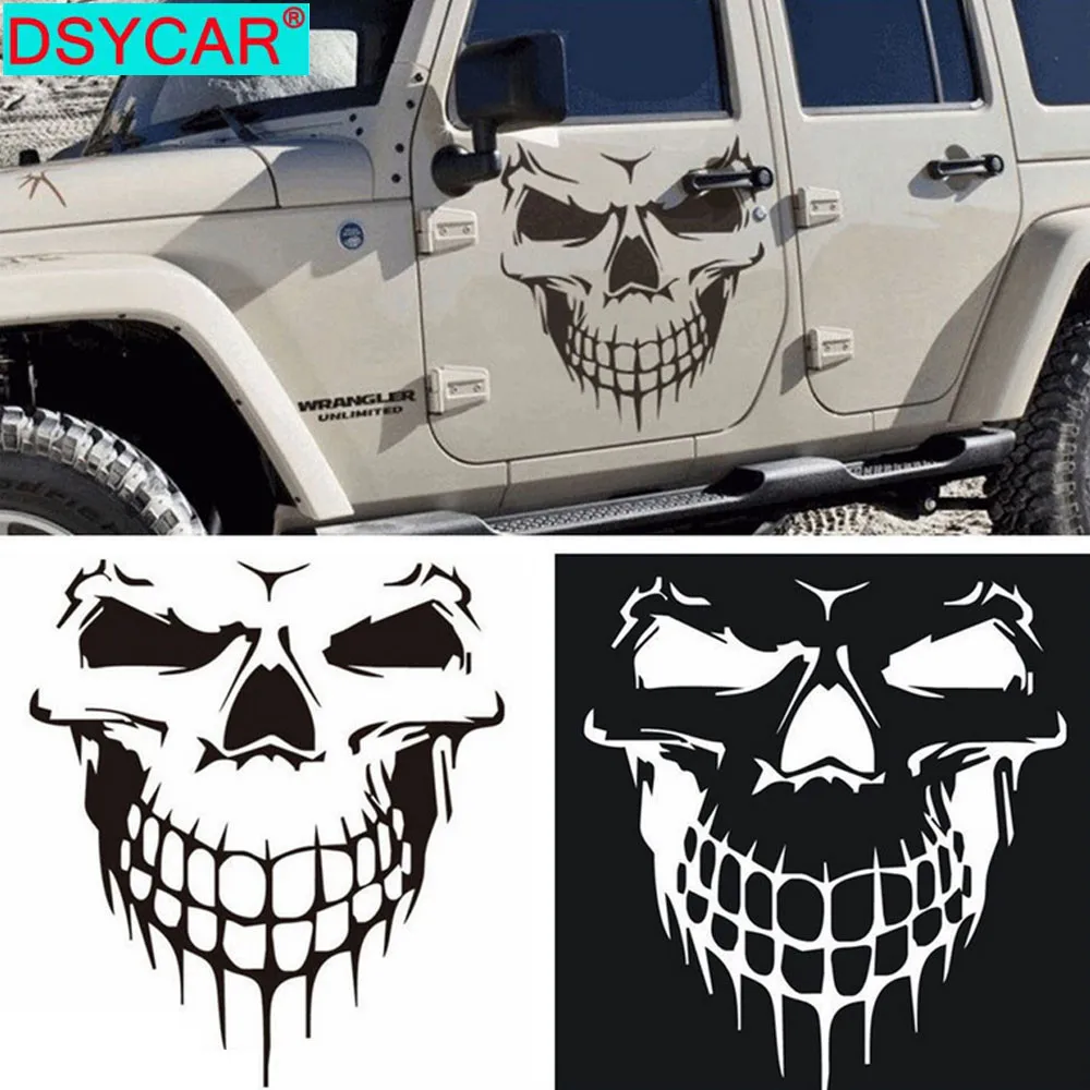 DSYCAR-pegatinas-y-calcoman-as-de-cabeza-de-calavera-para-coche-vinilo ...
