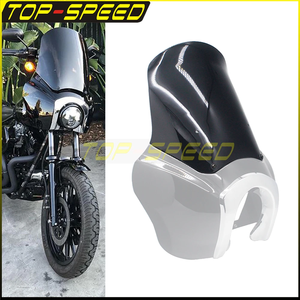 Motorcycle-Front-Headlight-Fairing-Windshield-Replacement-Wind-Screen ...