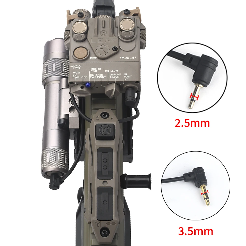 Wadsn Airsoft Remote Dual Function Tape Switch Hunting M300 M600 Torch ...