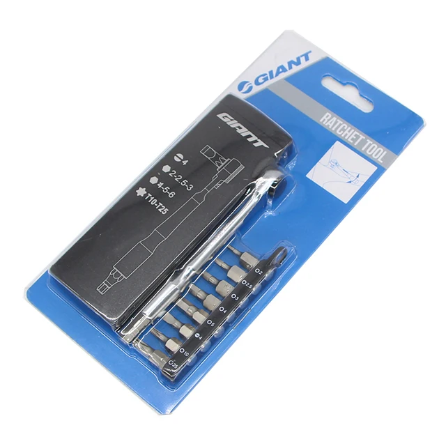 GIANT MULTI-TOOL Multifunction Wrench Mini Portable Bicycle Ratchet ...
