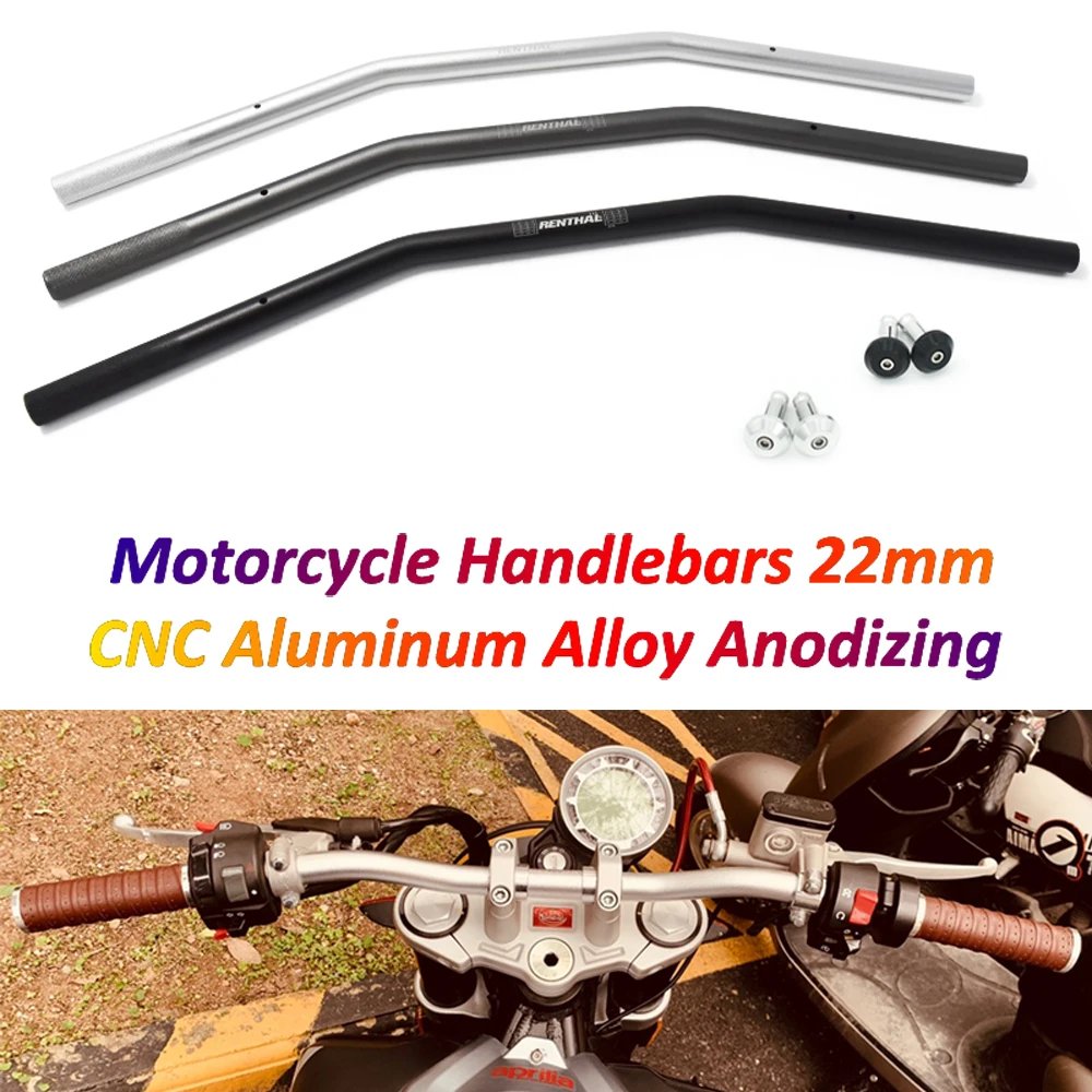 Motorcycle-for-Renthal-Handlebar-22mm-Anodizing-Aluminum-Alloy-Handle ...