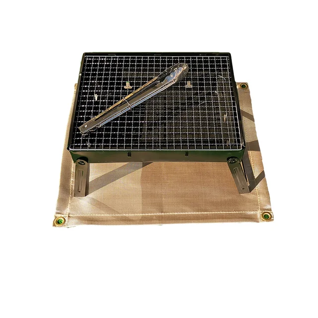 Barbecue fire blanket fire pit mat 1m*1m - Safety Boots And Shoes Direct