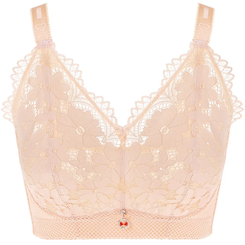 2020 New Sexy Lace Bras for Women Ultra Thin Minimzer Bra C D E Cup ...