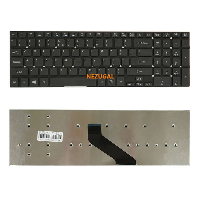 Laptop Keyboard for Acer Aspire E5 511 E5 511 P9Y3 E5 511G E1 511P E5 ...