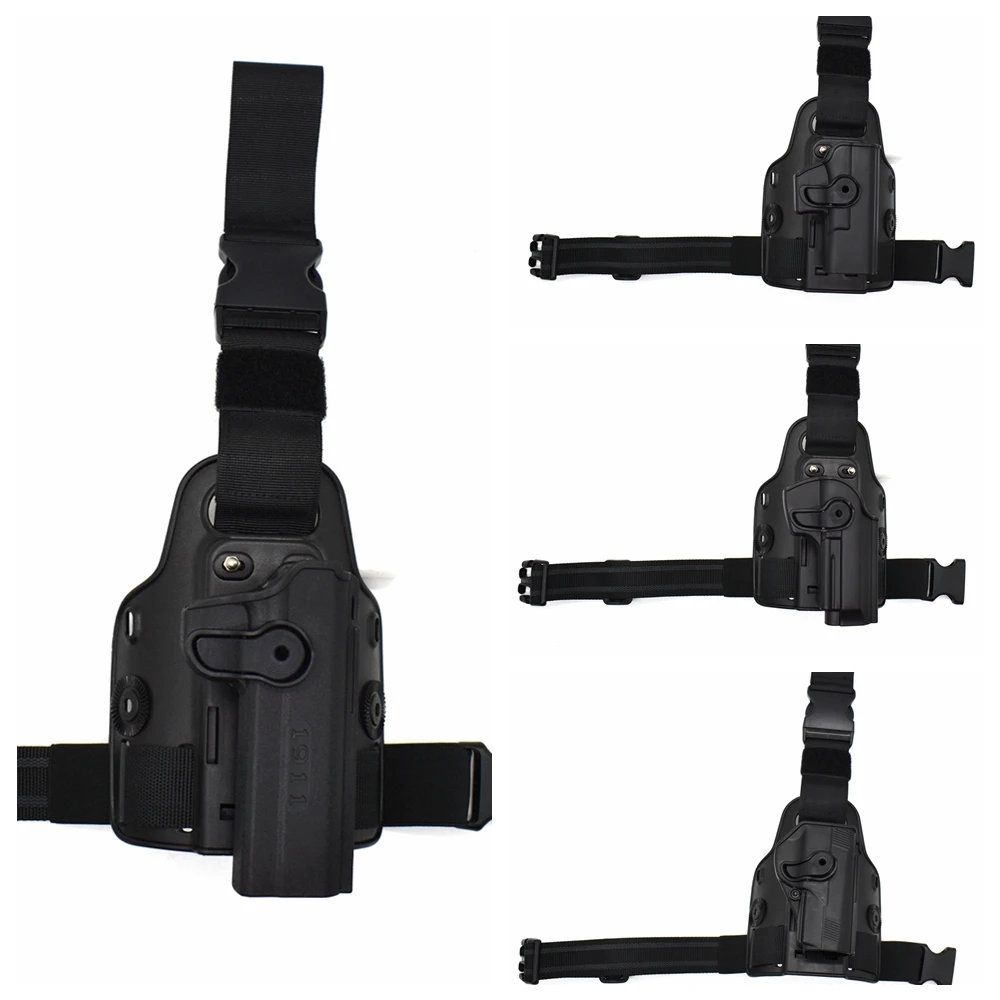 IMI Drop Leg Gun Holster Airsoft Thigh Holster for Glock 17 19 Beretta ...