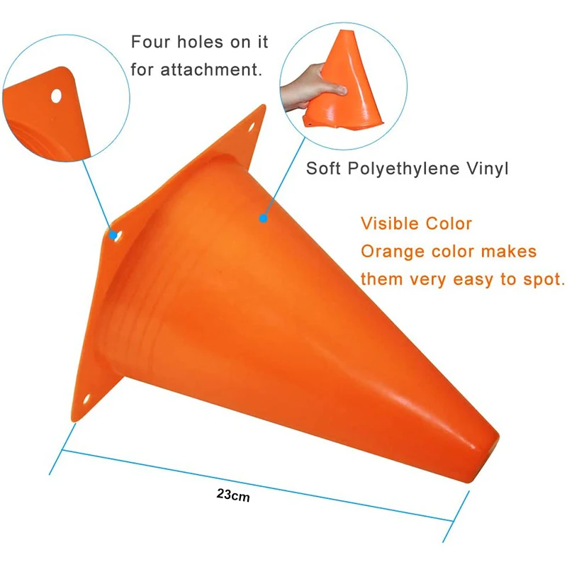Small Plastic Cones Pvc