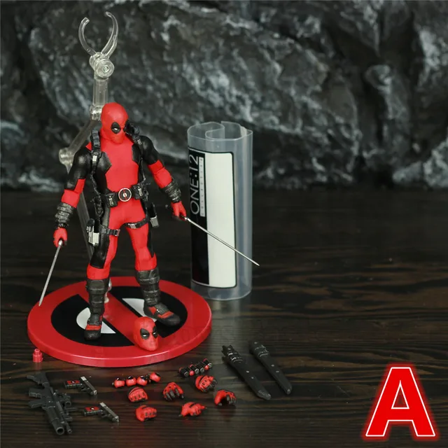 One:12 Marvel Deadpool 6 Action Figure Clothes Cloth Suit Dead Pool ...