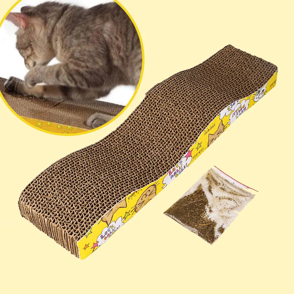 Кошка котенок гофрированного картона скретч доска точилка для когтей ...