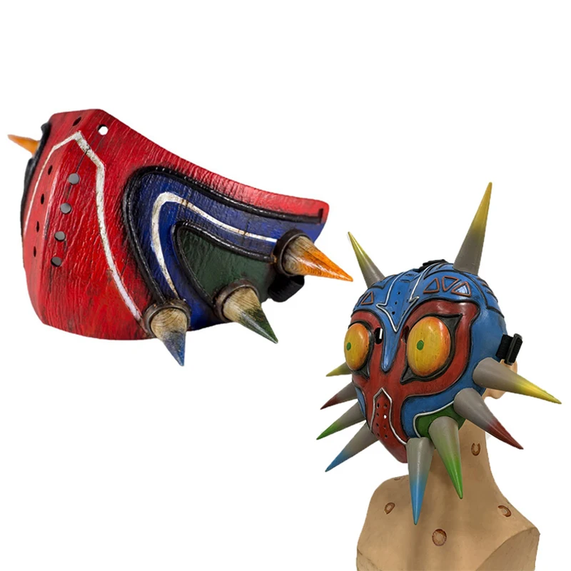 Game Breath Of The Wild Majora Cosplay Mask Latex Made Majora Role Play ...