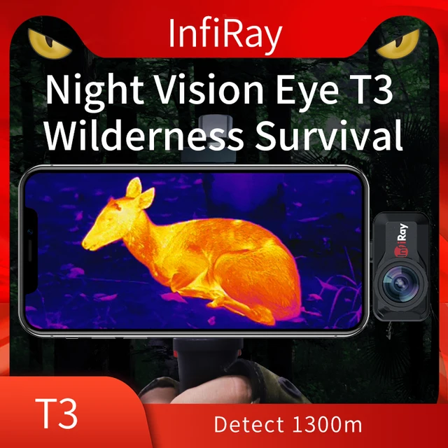 InfiRay Official T3 Monocular Thermal Imaging Camera Infrared Imager ...