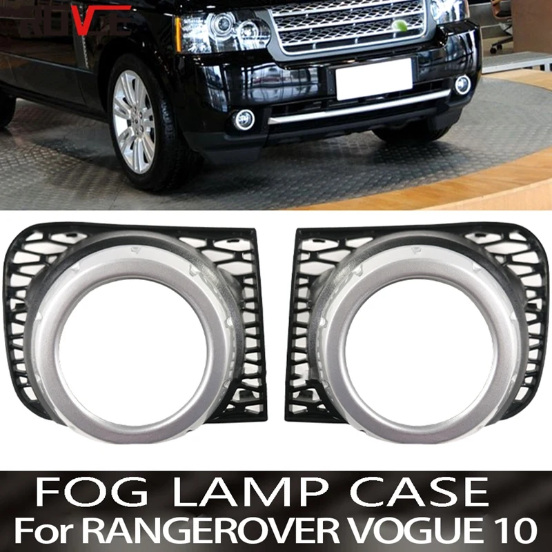 1 Pair Front Fog Lights Lamp Frame Ring Cover Trim Racing Grills ...