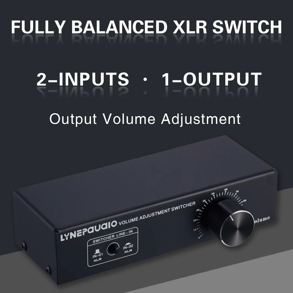 Audio-Switcher-2-Input-1-Out-XLR-Switcher-Fully-Balanced-Passive ...