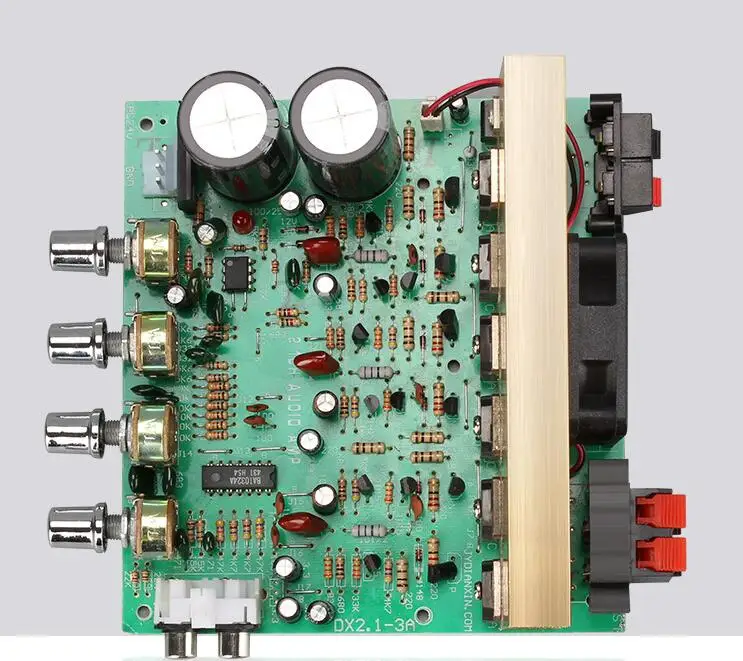 Placa amplificadora de Audio de potencia X2, 100W, 2,1 canales, alta ...