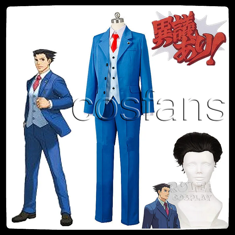 Ace-Attorney-Phoenix-Wright-Ryuichi-Naruhodo-Blue-Suit-Cosplay-Costume ...