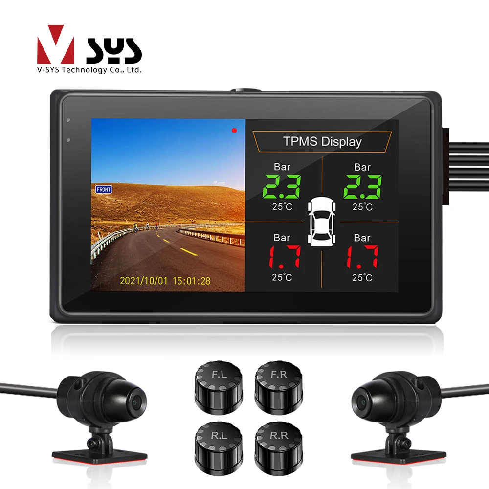 Dash-Cam-Front-and-Rear-VSYS-Dual-1080P-Separated-Cameras-3-inch-DVR ...