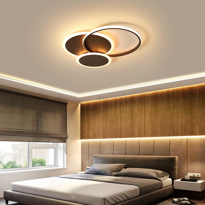 Moderno Led Luzes De Teto Sala Estar Quarto Lustre Plafond Moderne ...