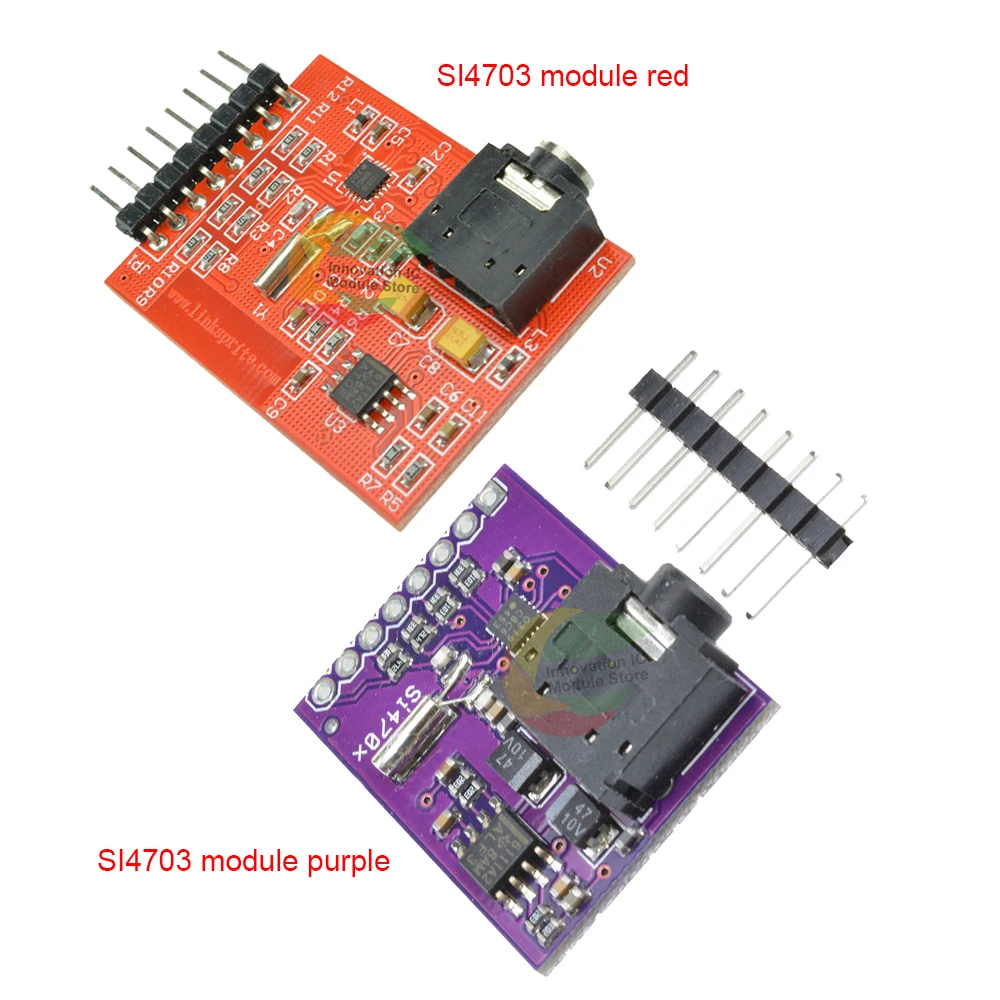 Ziqqucu-Si4703-Radio-Tuner-Circuit-Development-Board-Radio-Station ...