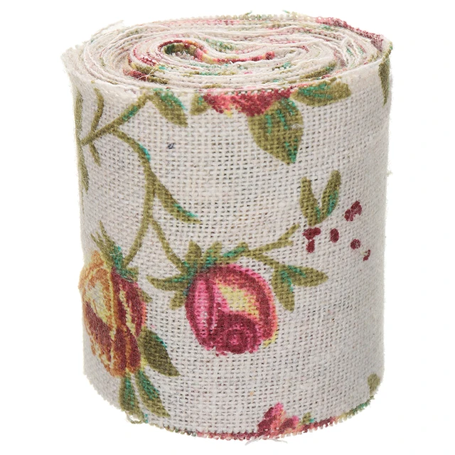 Printed Burlap Fabric