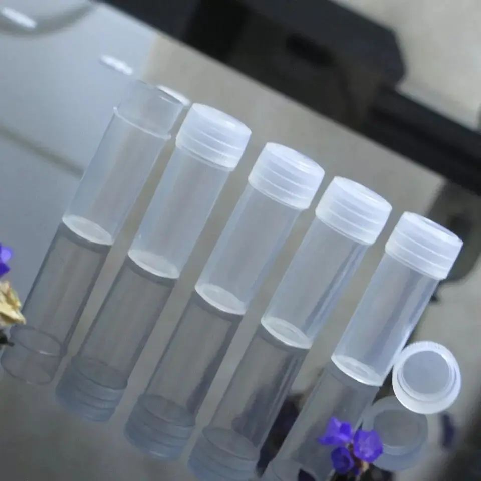 200pcs 5g 5ml Plastic Sample Bottle Small Bottle Test Tube Mini Bottles ...