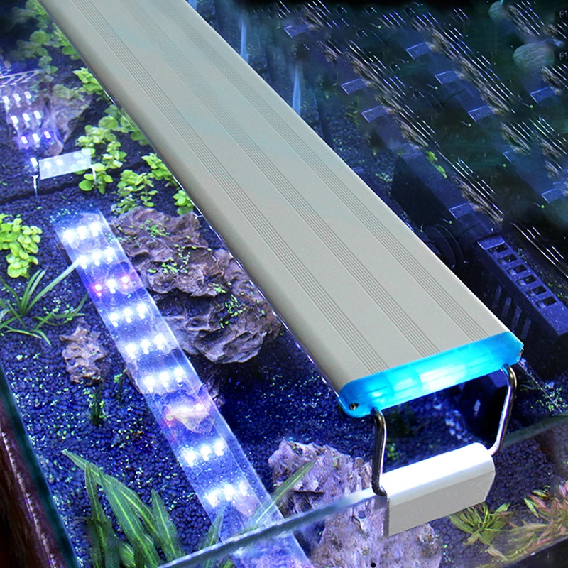 Aquarium LED Light Super Slim Fish Tank Aquatic Plant Grow Lighting ...