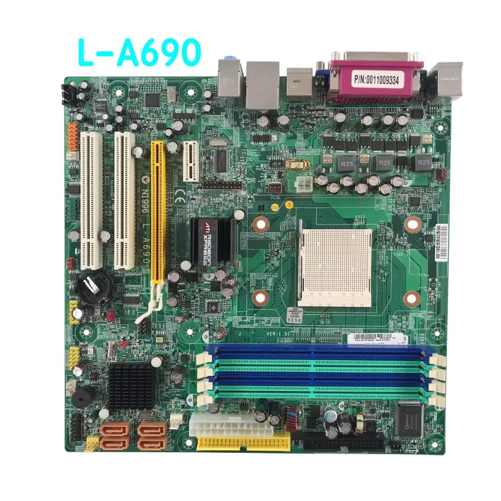 Placa-mãe Lenovo N1996 L-A690 T5900V E2589 AM2 Mainboard totalmente funcional - laptop ...