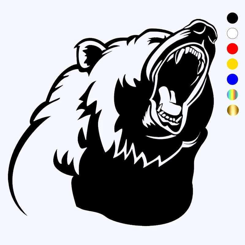 CK2307-Various-Sizes-Bear-funny-car-sticker-vinyl-decal-car-auto ...