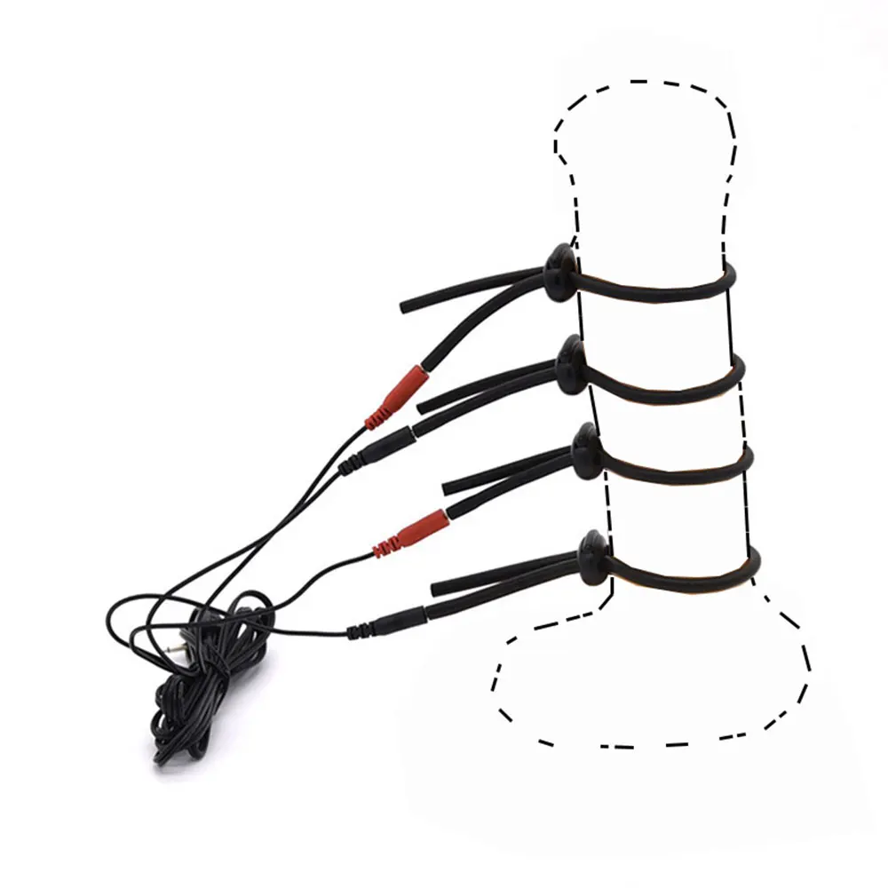 Progrès-L Plug anal - Plus BDSM Boîtier D'alimentation Électro Choc D'impulsion Anal Godemichet ...