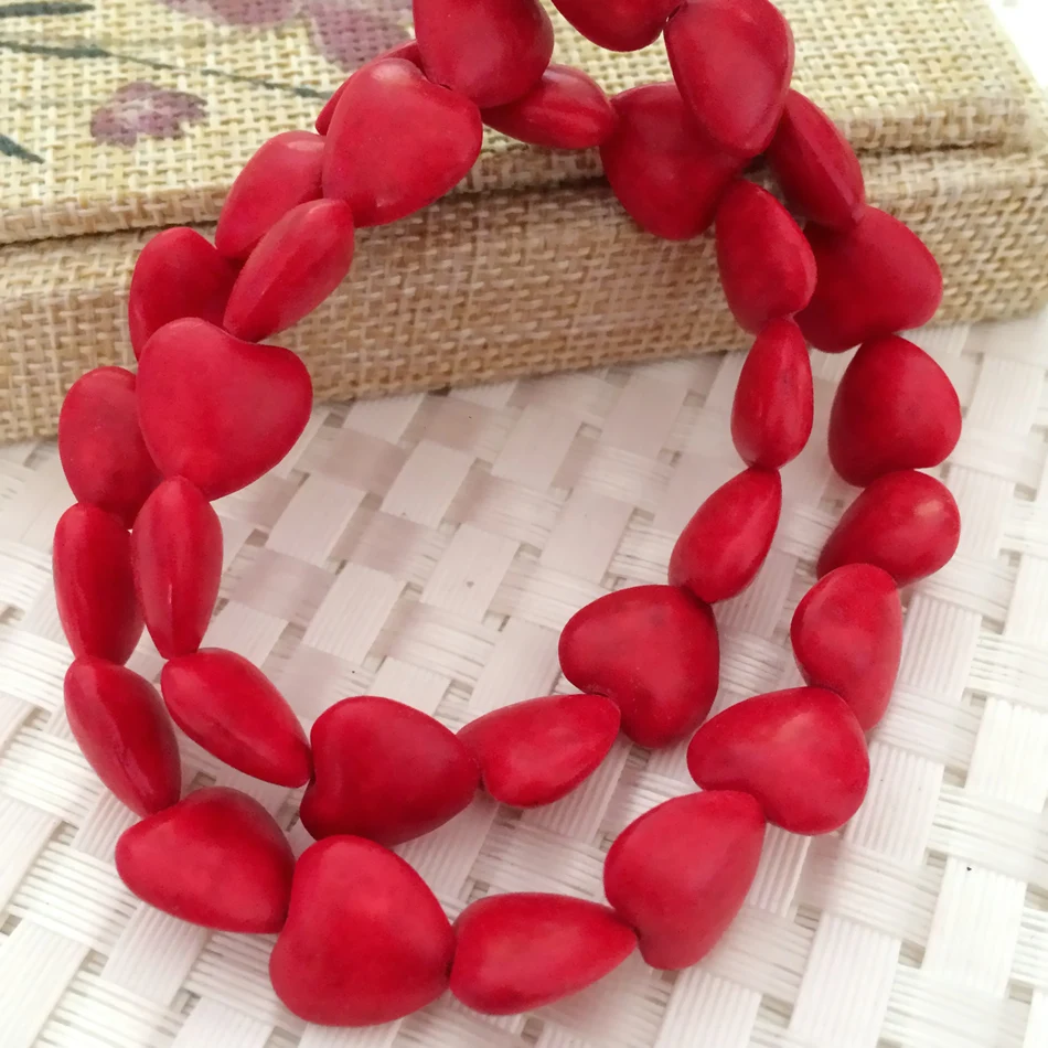 Piedra-turquesa-roja-y-ligera-12mm-15mm-Nueva-llegada-cuentas-sueltas ...