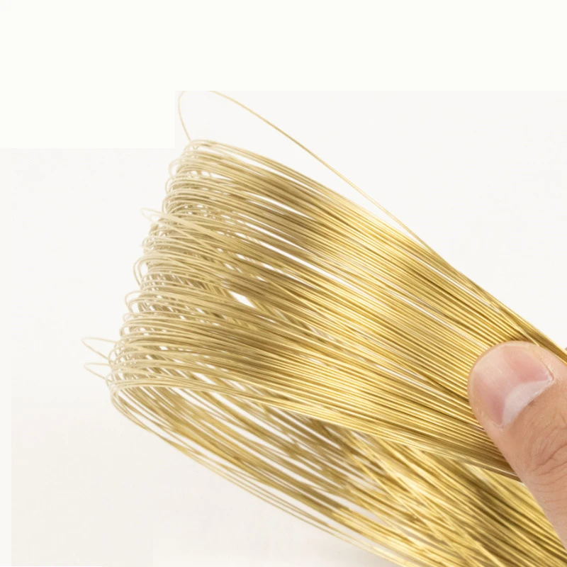 Câble-fil,Fil de laiton souple H62 de 1 mètre, diamètre Câble ...
