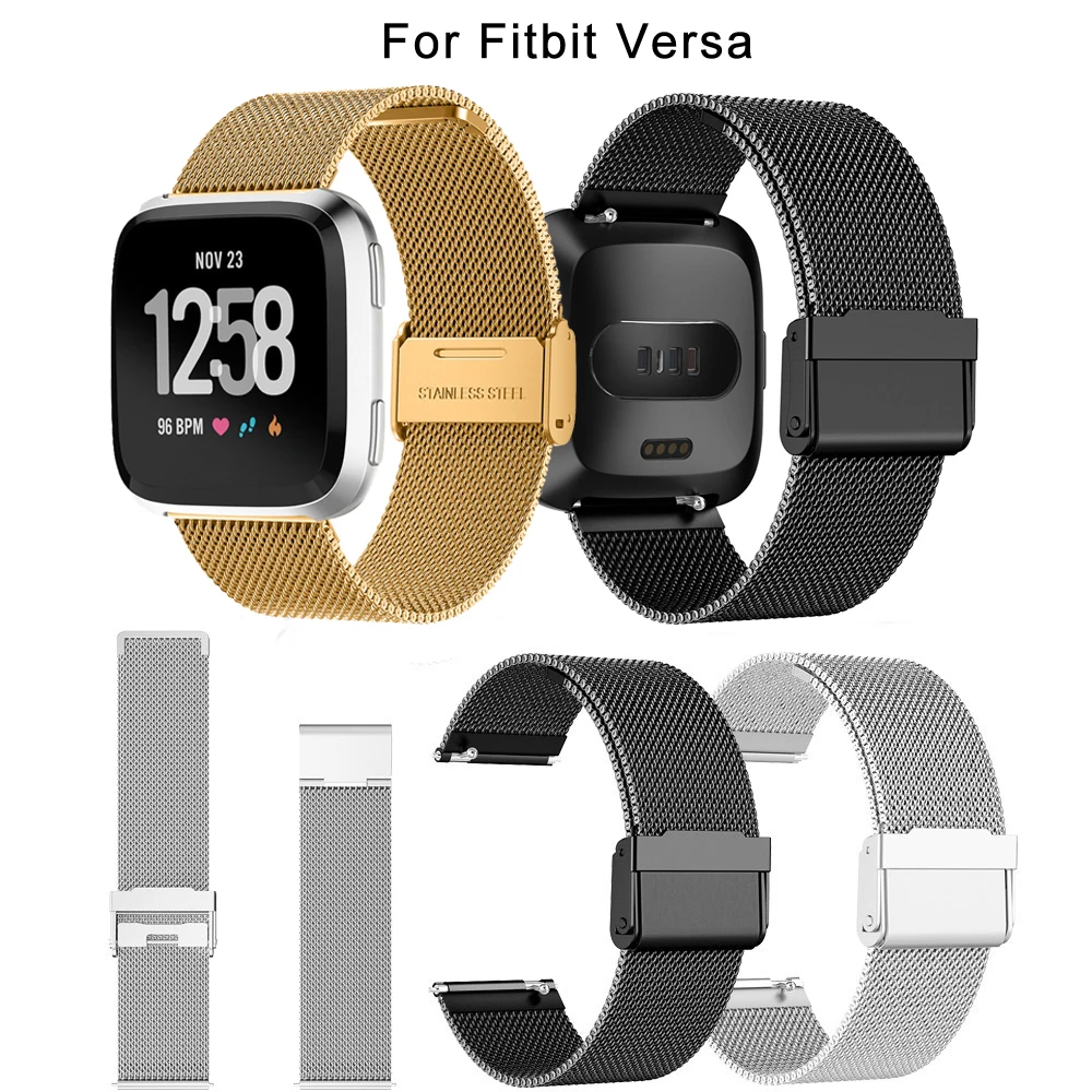 Hot sale Milanese Stainless Steel Mesh Band Replacement Wristbands ...