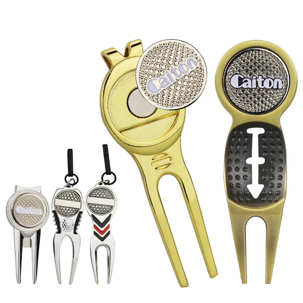 Golf Divot Tool Ball Marker | Divot Repair Tool Pitch Fork | Golf Divot ...