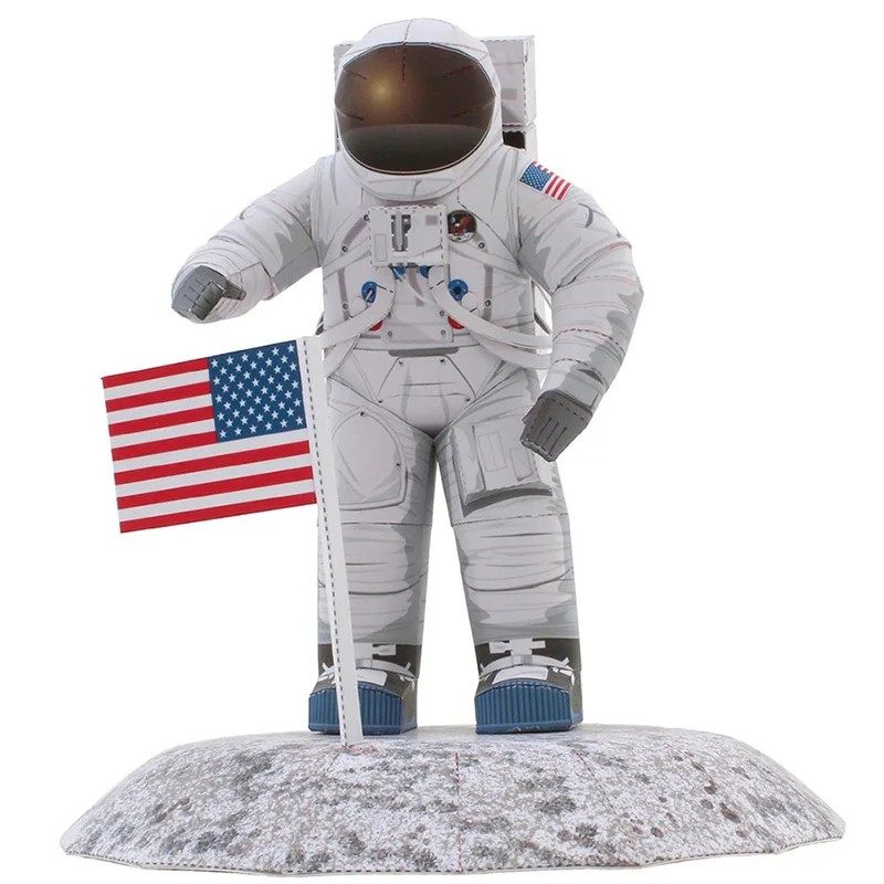 American Astronaut DIY 3D Paper Model - The Wacky Company