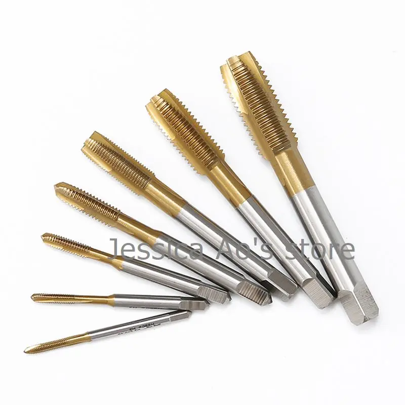 M2-12-Cobalt-Titanium-Plating-Tap-Straight-Slot-Tap-for-Stainless-Steel ...