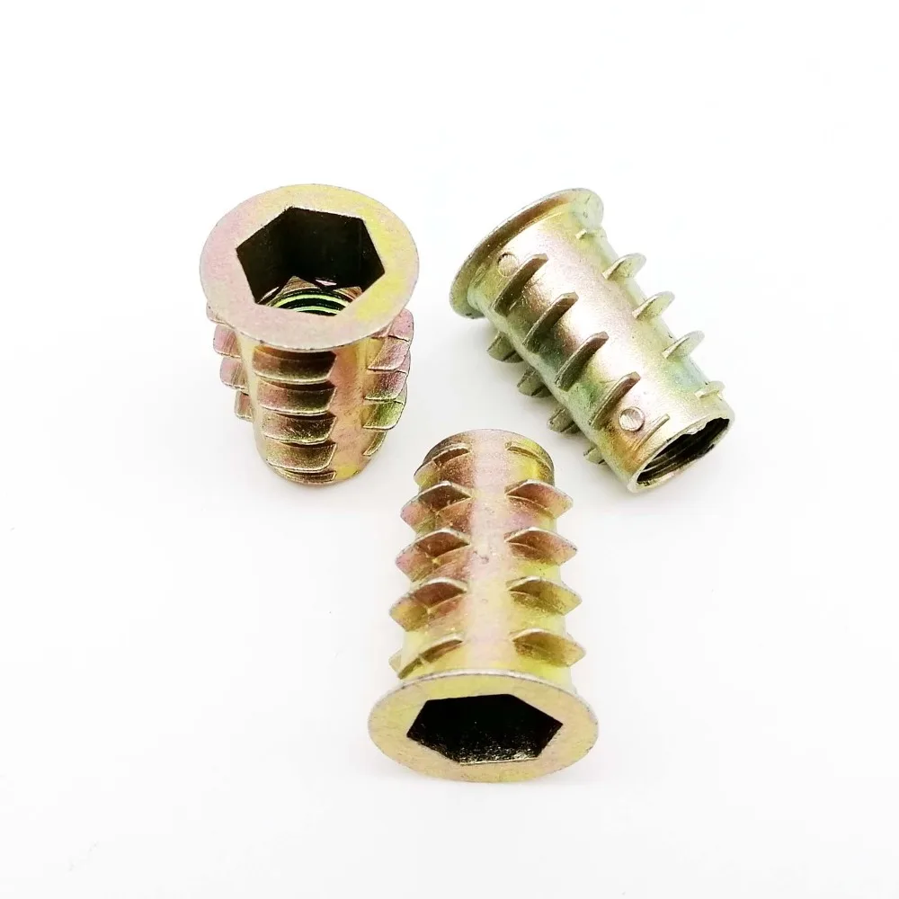 20X M4 M5 M6 M8 Metal Hexagon Hex Socket Head Embedded Insert Nut E-Nut ...