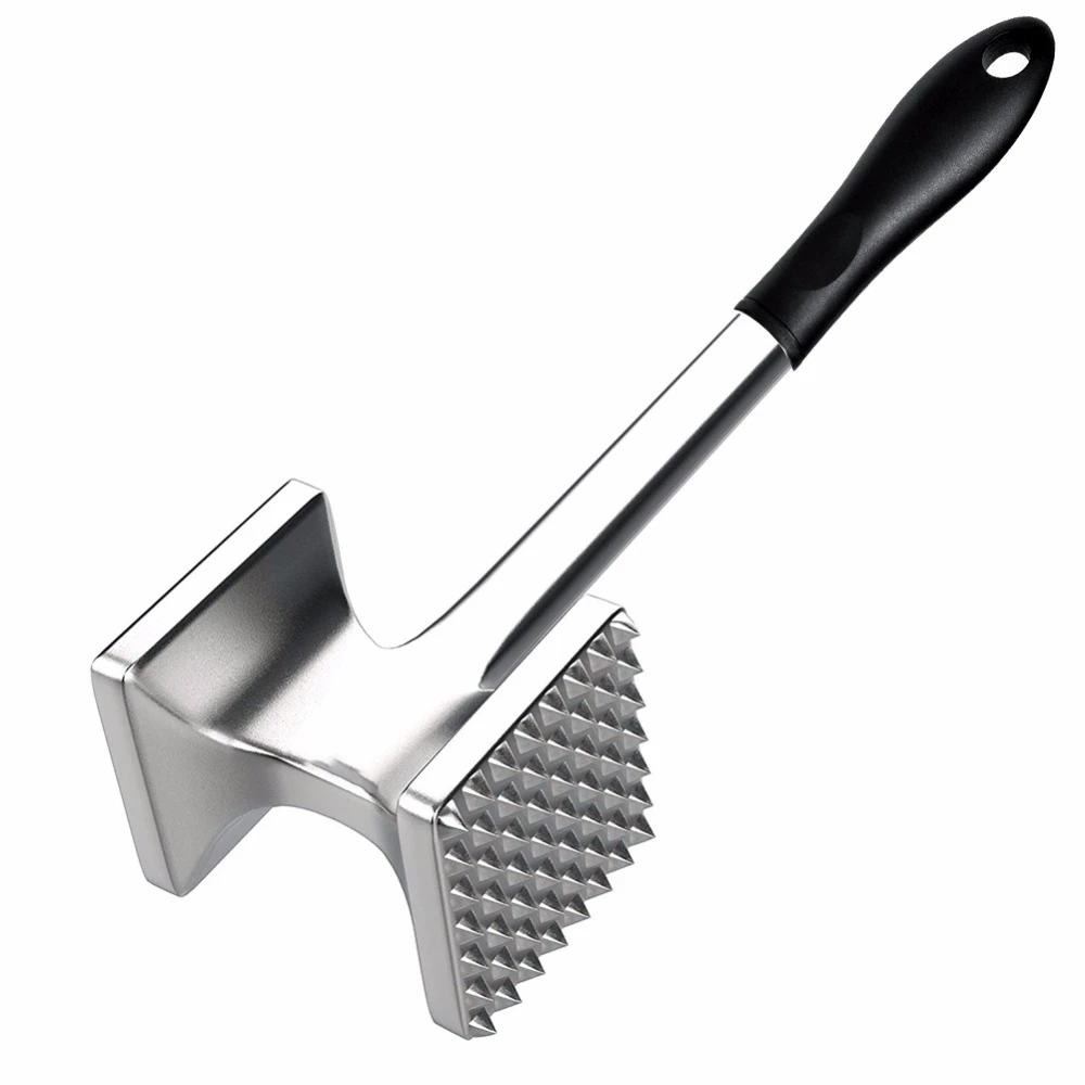 Large Meat Tenderizer Mallet Tool Manual Hammer Pounder For