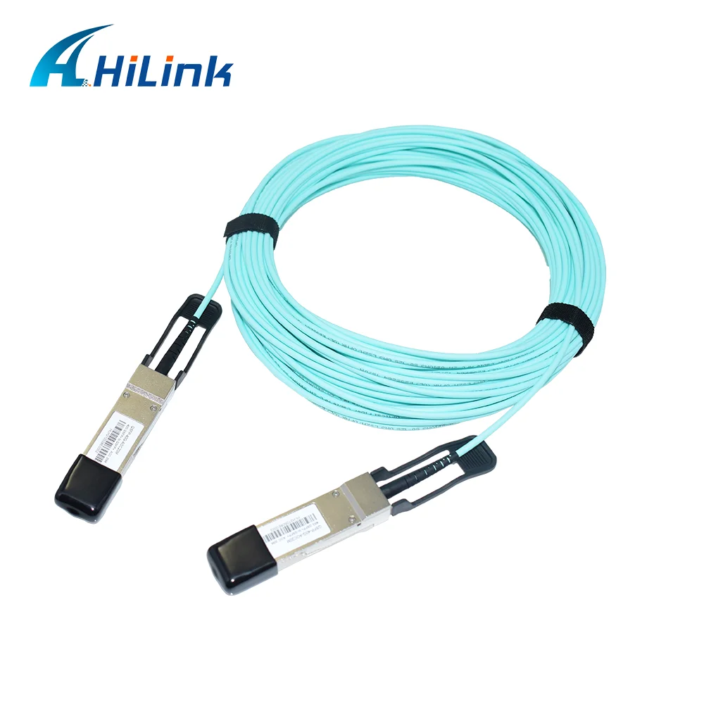 HiLinkTech 40G QSFP 40G AOC Active Optical Cable 1 20M OM3 multimode ...